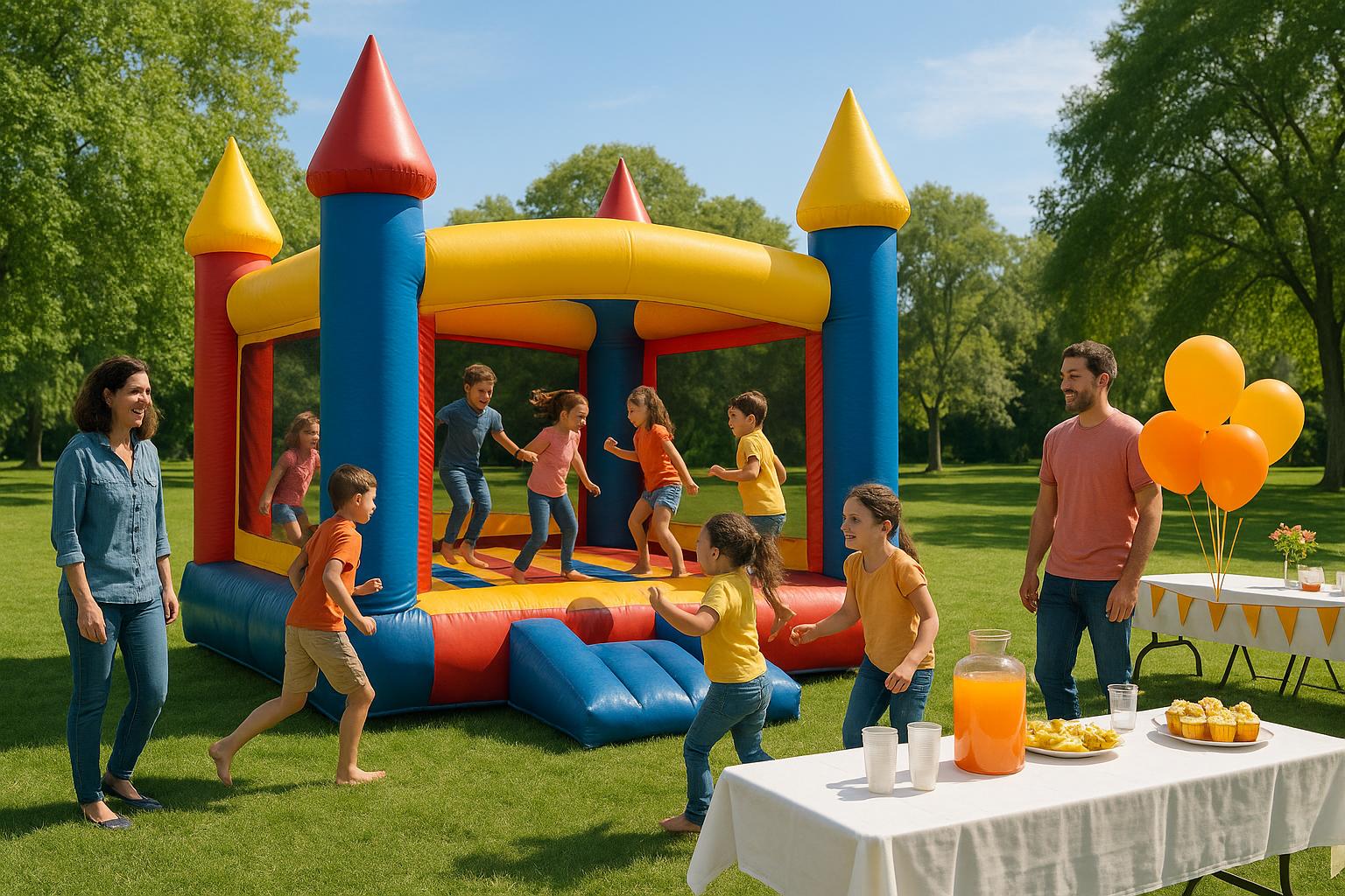 How to Plan Setup for Bounce House Events | Bouncy Rentals