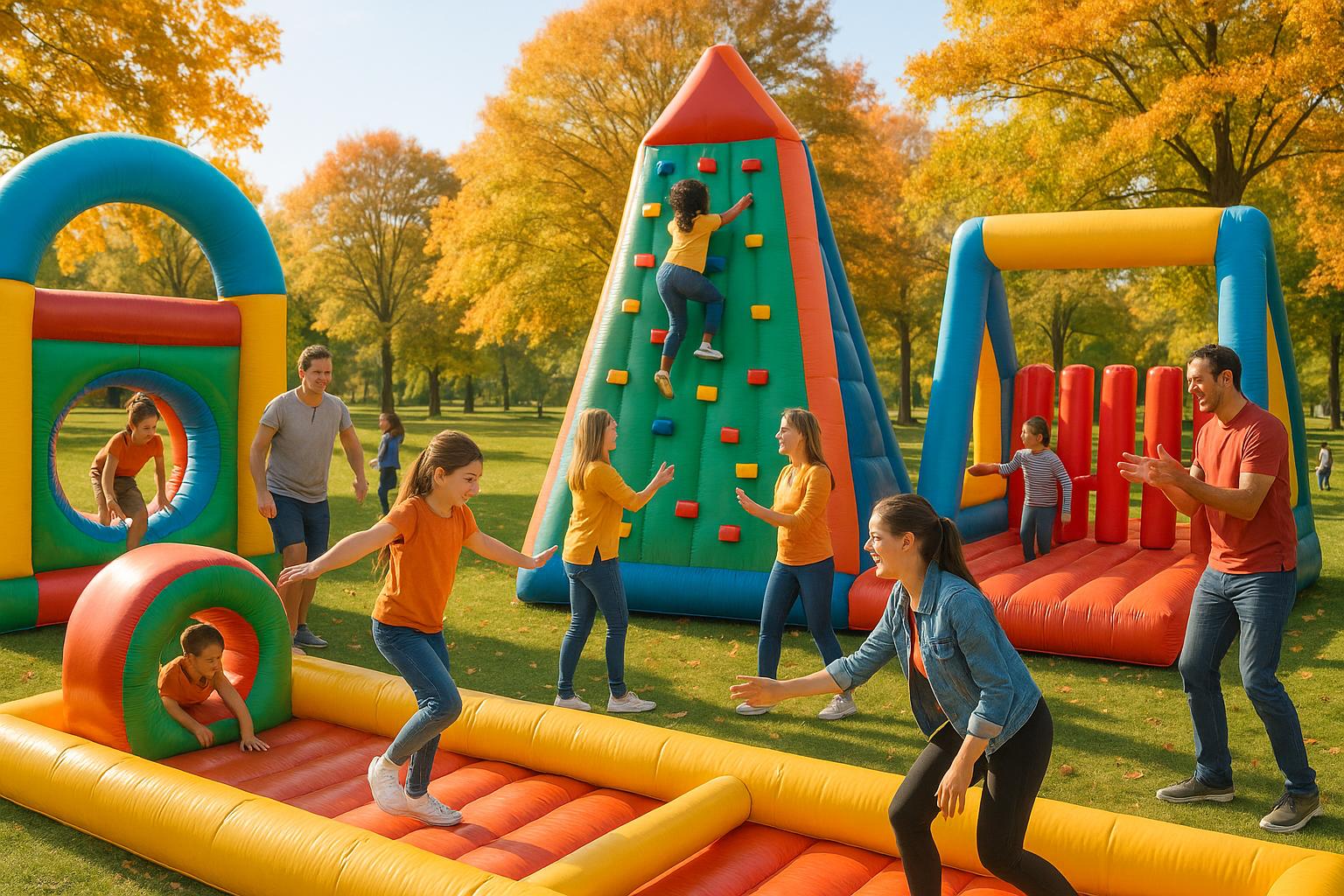 Best Seasonal Obstacle Courses for South Carolina Parties | Bouncy Rentals