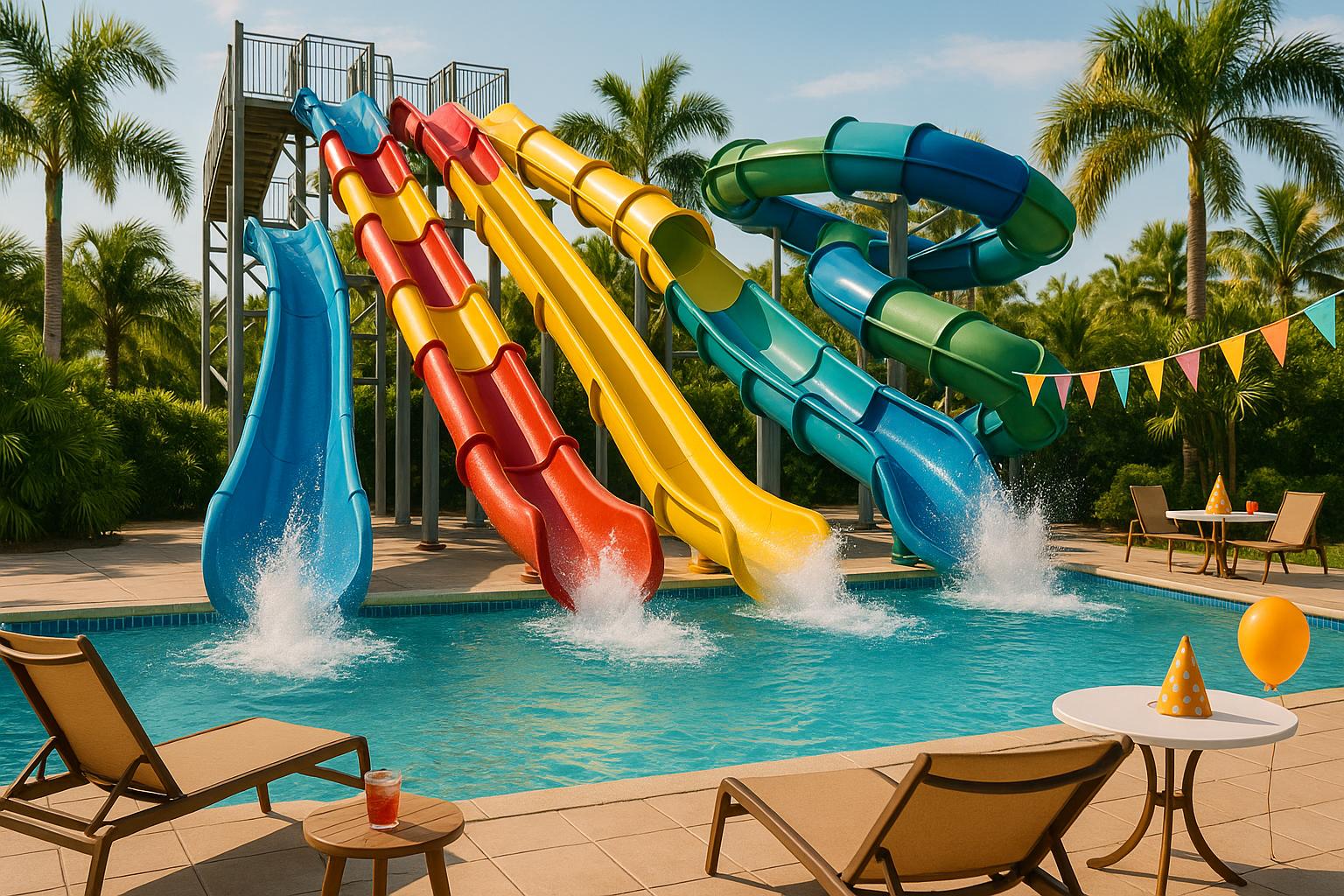 Top 7 Water Slides for Adult Parties in Charleston | Bouncy Rentals